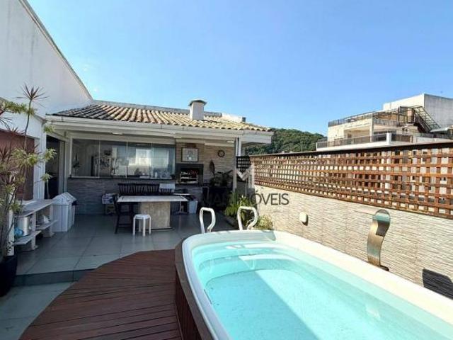 Cobertura com 3 dormitórios à venda, 320 m² por R$ 1.600.000 Pitangueiras Guarujá/SP