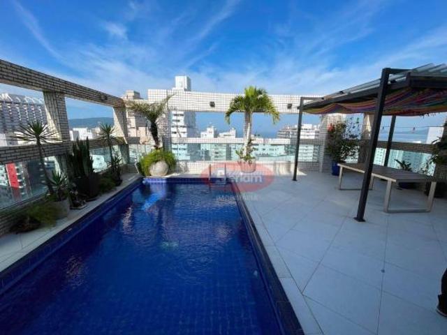 Cobertura com 3 dormitórios à venda, 320 m² por R$ 2.990.000,00 Gonzaga Santos/SP