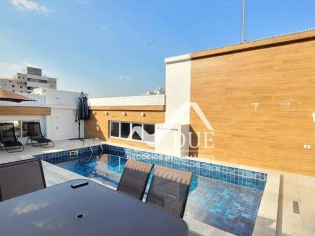 Cobertura com 3 dormitórios à venda, 322 m² por R$ 2.200.000,00 Pompéia Santos/SP