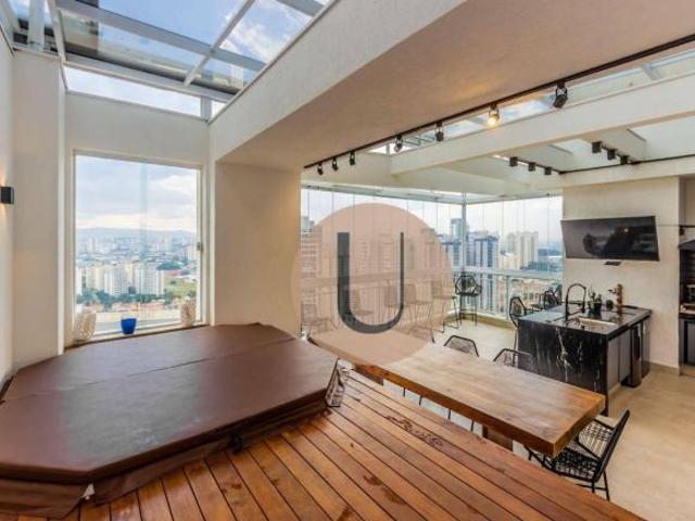 Cobertura com 3 dormitórios e jacuzzi à venda, 163 m² por R$ 3.200.000 Tatuapé São Paulo/SP