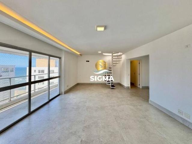 Cobertura com 3 dormitórios sendo 2 suítes à venda, 230 m² por R$ 1.800.000 Pitangueiras Guarujá
