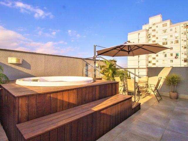 Cobertura com 3 dormitórios, suíte, jacuzzi e vaga de garagem