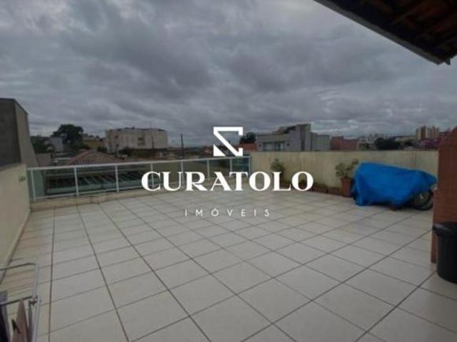 Cobertura com 3 dorms, 2 suíte, varanda, terraço e 2 vagas cobertas Vila Camilópolis