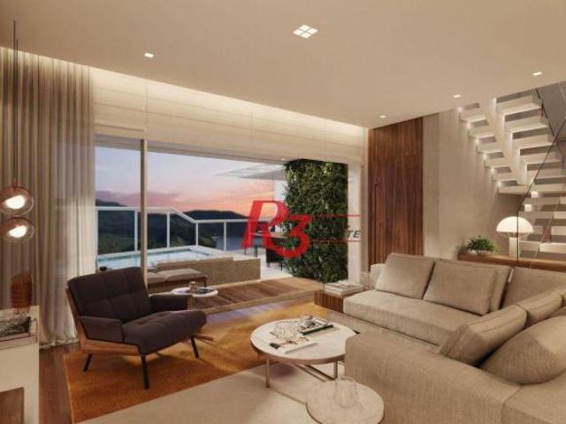 Cobertura com 3 suítes à venda, 214 m² Ponta da Praia Santos/SP