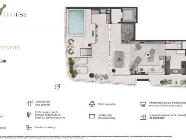Cobertura com 3 suítes à venda, 311 m² por R$ 10.322.683 Real Parque São Paulo/SP