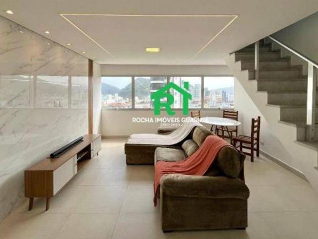 Cobertura com 3 quartos 1 suíte, 1 vaga à venda no Tombo, Guarujá