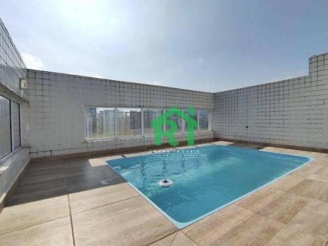 Cobertura com 3 quartos, 2 vagas e lazer privativo à venda em Jardim Astúrias, Guarujá