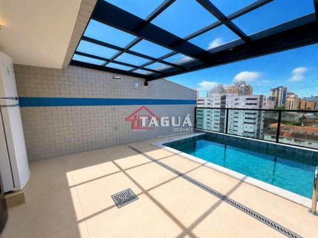 Cobertura com 3 quartos, Campo Grande, Santos R$ 1.3 mi, Cod: 1071
