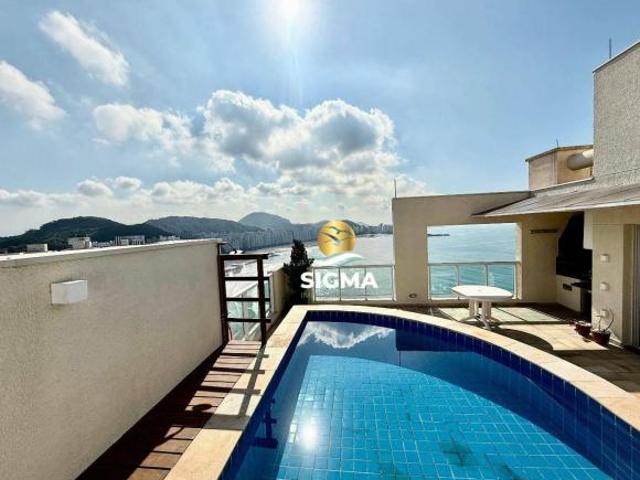Cobertura com 3 Quartos sendo 1 suíte à venda, 196 m² por R$ 2.500.000 Jardim Astúrias Guarujá/S