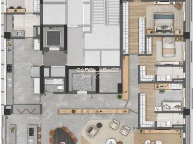 Cobertura com 484 m² com 4 dormitório, com 4 suítes, com 5 vagas à Venda