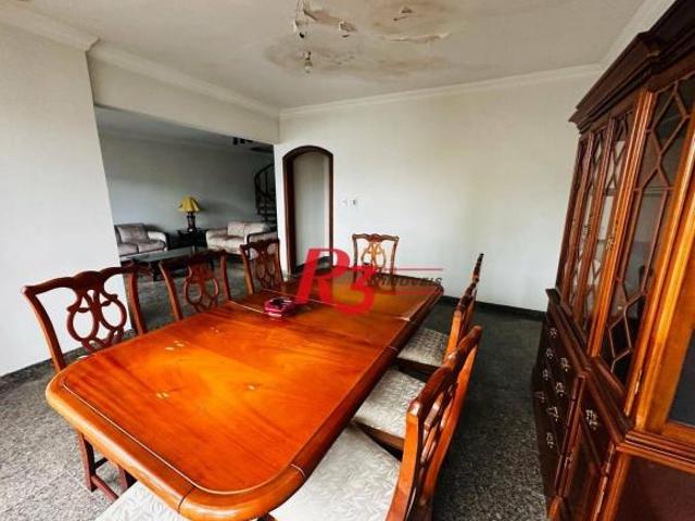 Cobertura com 4 dormitórios à venda, 495 m² por R$ 5.520.000,00 Boqueirão Santos/SP