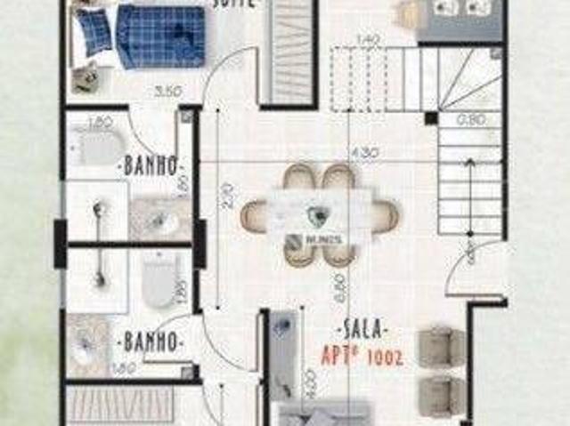 Cobertura com 4 dormitórios à venda, 140 m² por R$ 1.429.000 Jardim Glória Juiz de Fora/MG