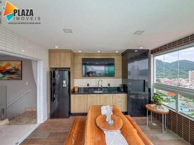Cobertura com 4 dormitórios à venda, 166 m² por R$ 2.850.000,00 Canto do Forte Praia Grande/SP