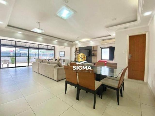 Cobertura com 4 dormitórios à venda, 180 m² por R$ 890.000,00 Jardim Astúrias Guarujá/SP