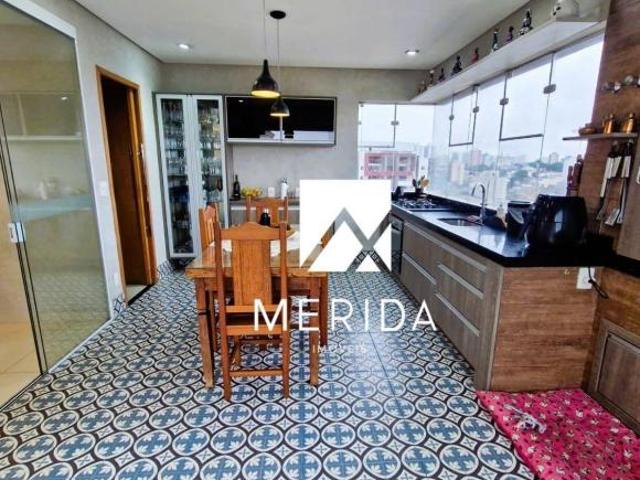 Cobertura com 4 dormitórios à venda, 192 m² por R$ 1.800.000,00 Vila Valparaíso Santo André/SP