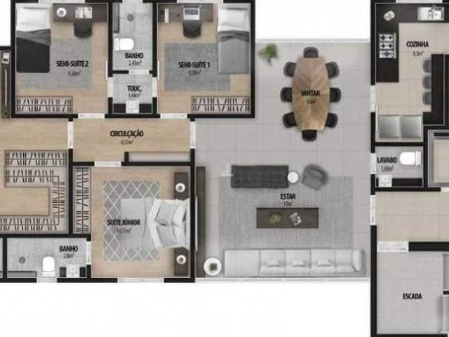 Cobertura com 4 dormitórios à venda, 199 m² por R$ 3.582.000,00 São Bento Belo Horizonte/MG