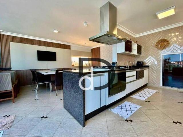 Cobertura com 4 dormitórios à venda, 215 m² por R$ 6.800.000 Riviera de São Lourenço Bertioga/SP