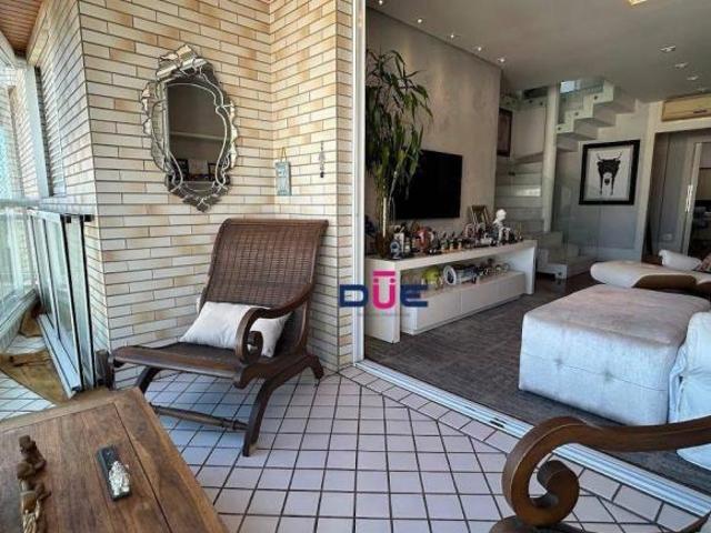 Cobertura com 4 dormitórios à venda, 250 m² por R$ 4.250.000 Boqueirão Santos/SP