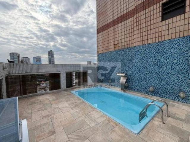 Cobertura com 4 dormitórios à venda, 264 m² por R$ 1.990.000,00 Ponta da Praia Santos/SP