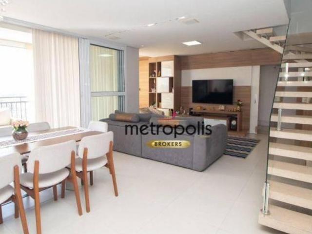 Cobertura com 4 dormitórios à venda, 290 m² por R$ 2.950.000,00 Santa Paula São Caetano do Sul/S