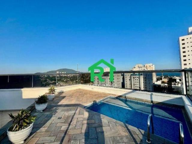 Cobertura com 4 dormitórios à venda, 314 m² por R$ 980.000 Enseada Guarujá/SP