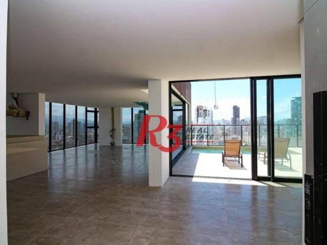 Cobertura com 4 dormitórios à venda, 320 m² por R$ 5.000.000,00 José Menino Santos/SP