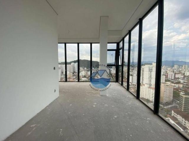 Cobertura com 4 dormitórios à venda, 320 m² por R$ 5.300.000,00 José Menino Santos/SP