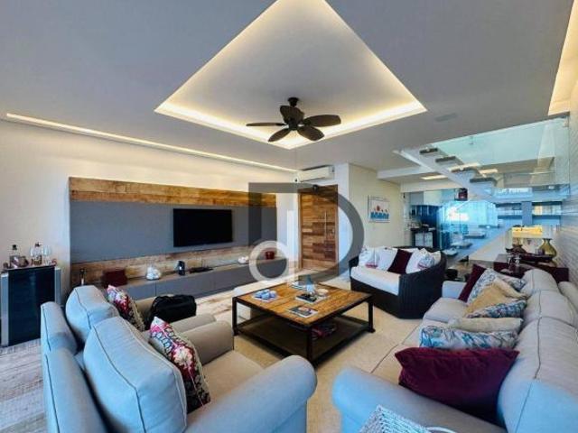 Cobertura com 4 dormitórios à venda, 342 m² por R$ 11.000.000,00 Riviera de São Lourenço Bertiog