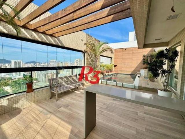 Cobertura com 4 dormitórios à venda, 360 m² por R$ 5.350.000,00 Vila Rica Santos/SP