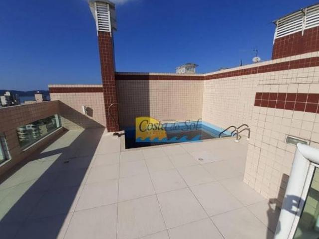 Cobertura com 4 dormitórios à venda, 380 m² por R$ 2.500.000,00 Vila Guilhermina Praia Grande/SP