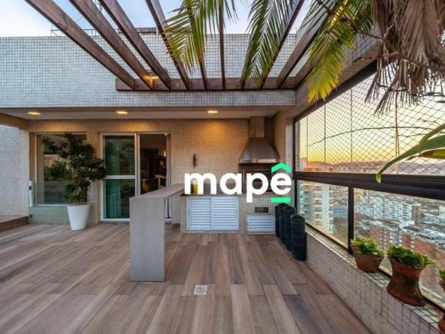 Cobertura com 4 suítes à venda, 400 m² por R$ 4.950.000 Boqueirão Santos/SP
