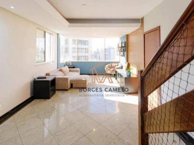 Cobertura com 4 quartos, 400 m² venda por R$ 2.790.000 ou aluguel por R$ 11.919/mês Sion Belo