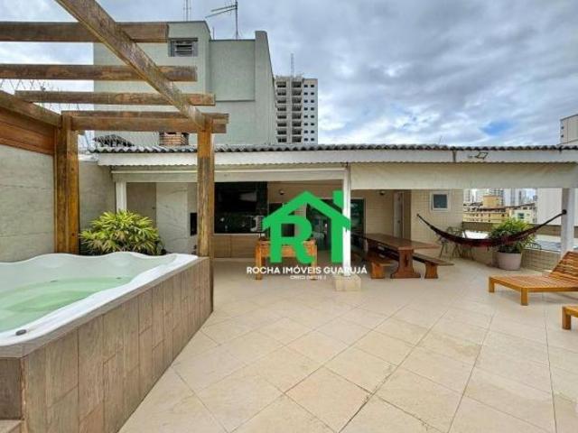 Cobertura com 4 quartos 2 suítes, 1 vaga e lazer à venda em Jardim Astúrias, Guarujá