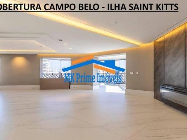 Cobertura com 4 Quartos no Edifício Ilha Saint Kitts Campo Belo/SP