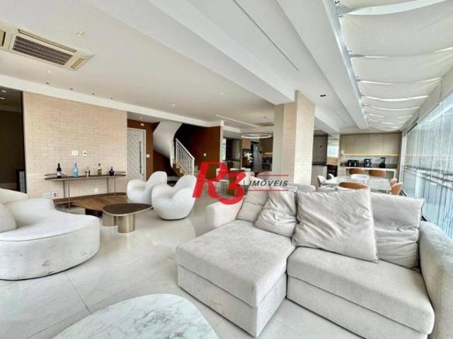 Cobertura com 5 dormitórios à venda, 265 m² por R$ 3.299.000,00 Gonzaga Santos/SP