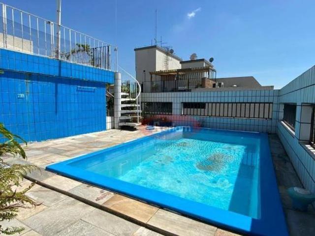 Cobertura com 4 dormitórios à venda, 400 m² por R$ 2.580.000,00 Ponta da Praia Santos/SP