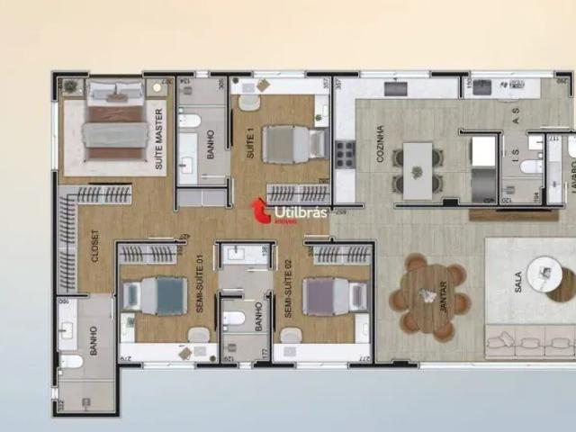 Cobertura à venda, 4 quartos, 2 suítes, 3 vagas, Santo Antônio Belo Horizonte/MG