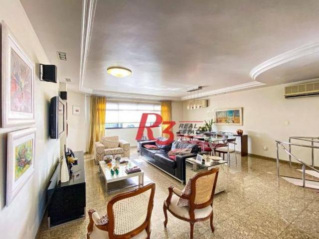 Cobertura à venda, 540 m² por R$ 4.400.000,00 Ponta da Praia Santos/SP