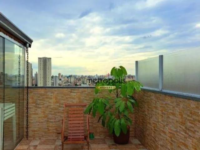 Cobertura com 2 dormitórios à venda, 76 m² por R$ 426.000,00 Santa Maria Santo André/SP