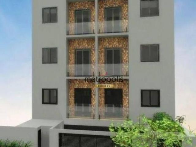 Cobertura à venda, 83 m² por R$ 415.000,00 Vila Tibiriçá Santo André/SP