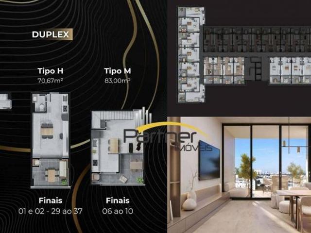 Cobertura à venda, 83 m² por R$ 774.966,00 Rebouças Curitiba/PR