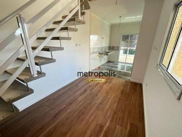 Cobertura à venda, 96 m² por R$ 550.000,00 Vila Pires Santo André/SP