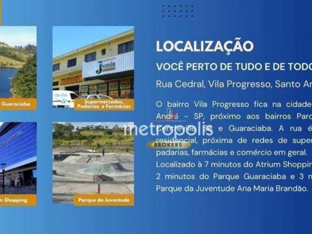 Cobertura à venda, 102 m² por R$ 445.000,00 Vila Progresso Santo André/SP
