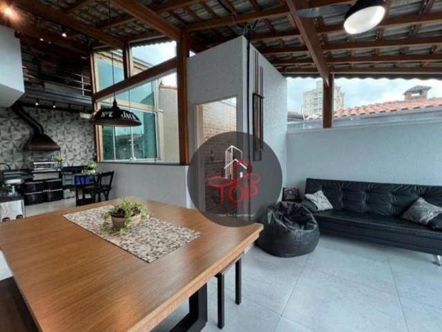Cobertura à venda, 114 m² por R$ 760.000,00 Vila Alzira Santo André/SP