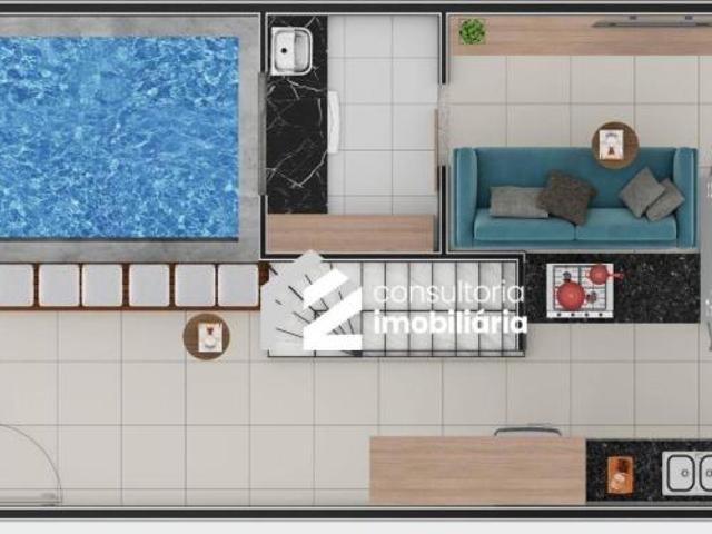 Cobertura com 1 dormitório à venda, 114 m² por R$ 1.390.000,00 Vila Dayse São Bernardo do Campo/