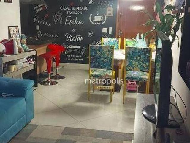 Cobertura à venda, 134 m² por R$ 585.000,00 Vila Homero Thon Santo André/SP