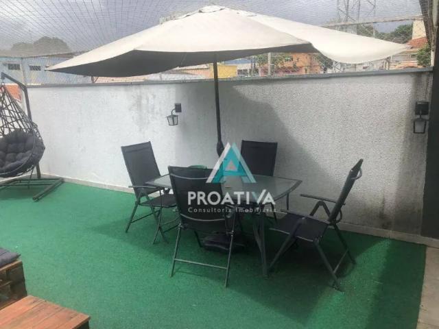 Cobertura à venda, 140 m² por R$ 645.000,07 Vila Pires Santo André/SP