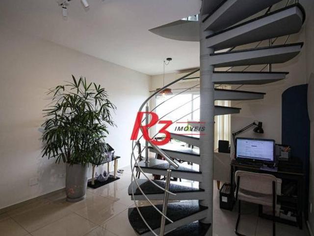 Cobertura à venda, 157 m² por R$ 950.000,00 Encruzilhada Santos/SP