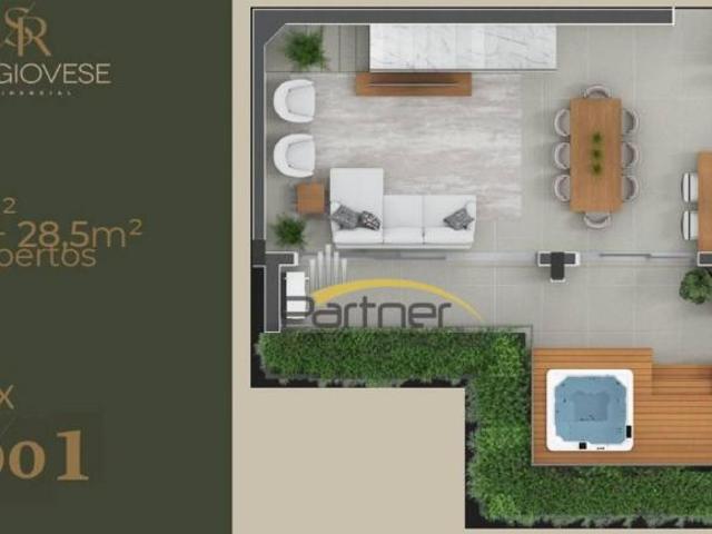 Cobertura à venda, 164 m² por R$ 2.648.220,00 Alto da Glória Curitiba/PR