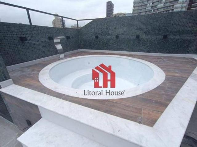 Cobertura com 3 dormitórios à venda, 180 m² por R$ 2.660.000,00 Pompéia Santos/SP
